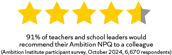 NPQSL | Senior Leadership Course | Ambition Institute