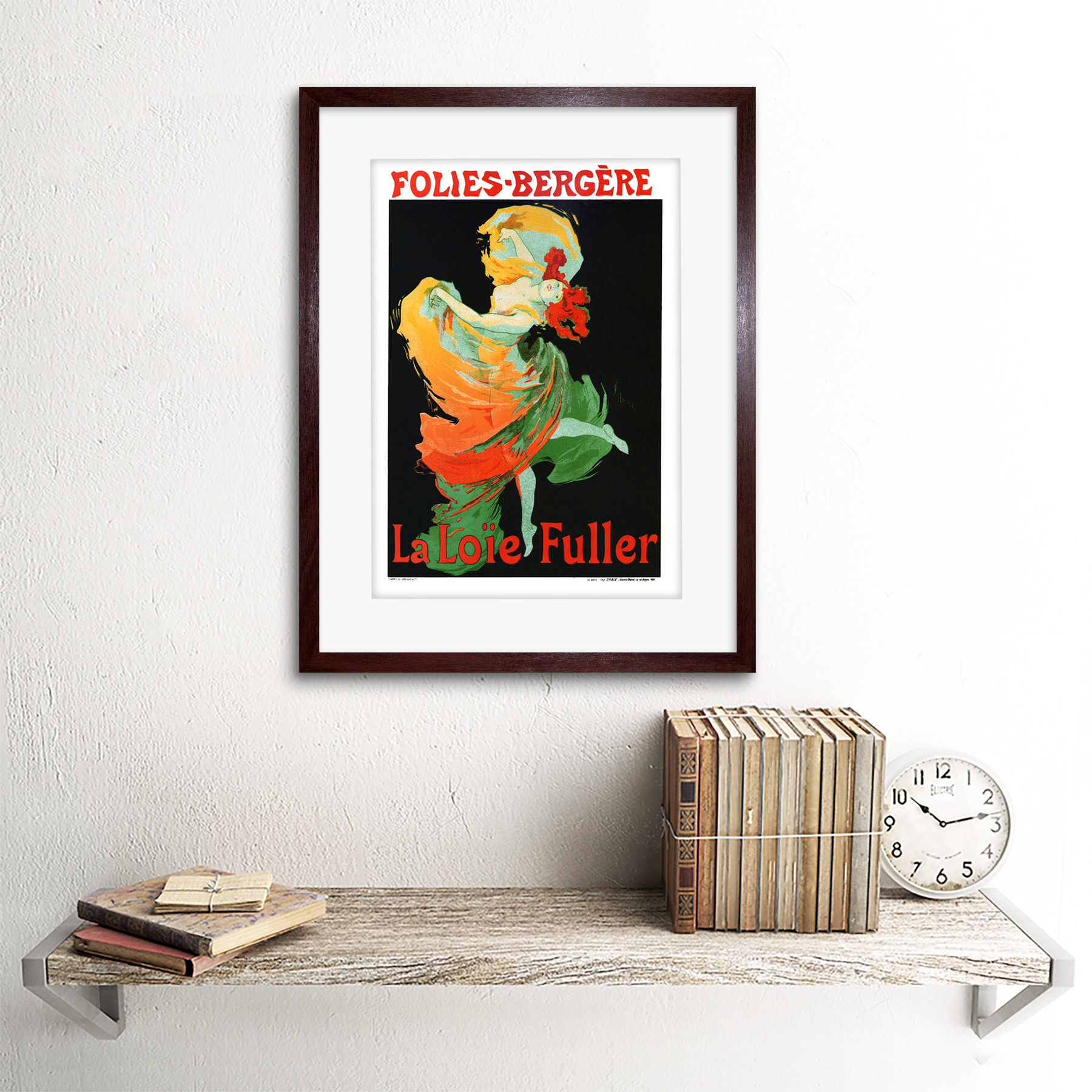 Theatre Stage Cabaret Loie Fuller Dancer Folies Bergere Paris Art ...