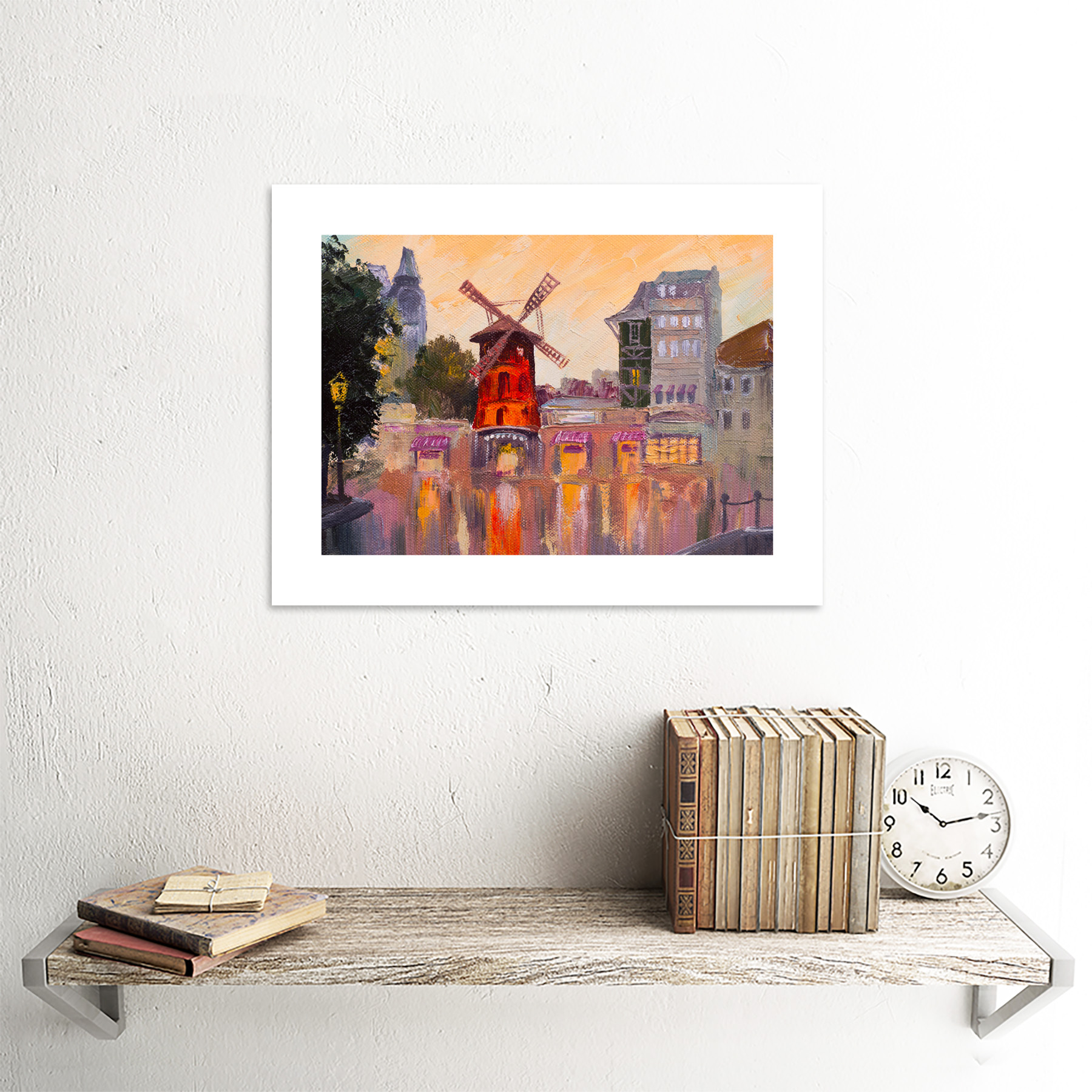 Moulin Rouge Painting Framed Wall Art Print 12X16 In | eBay