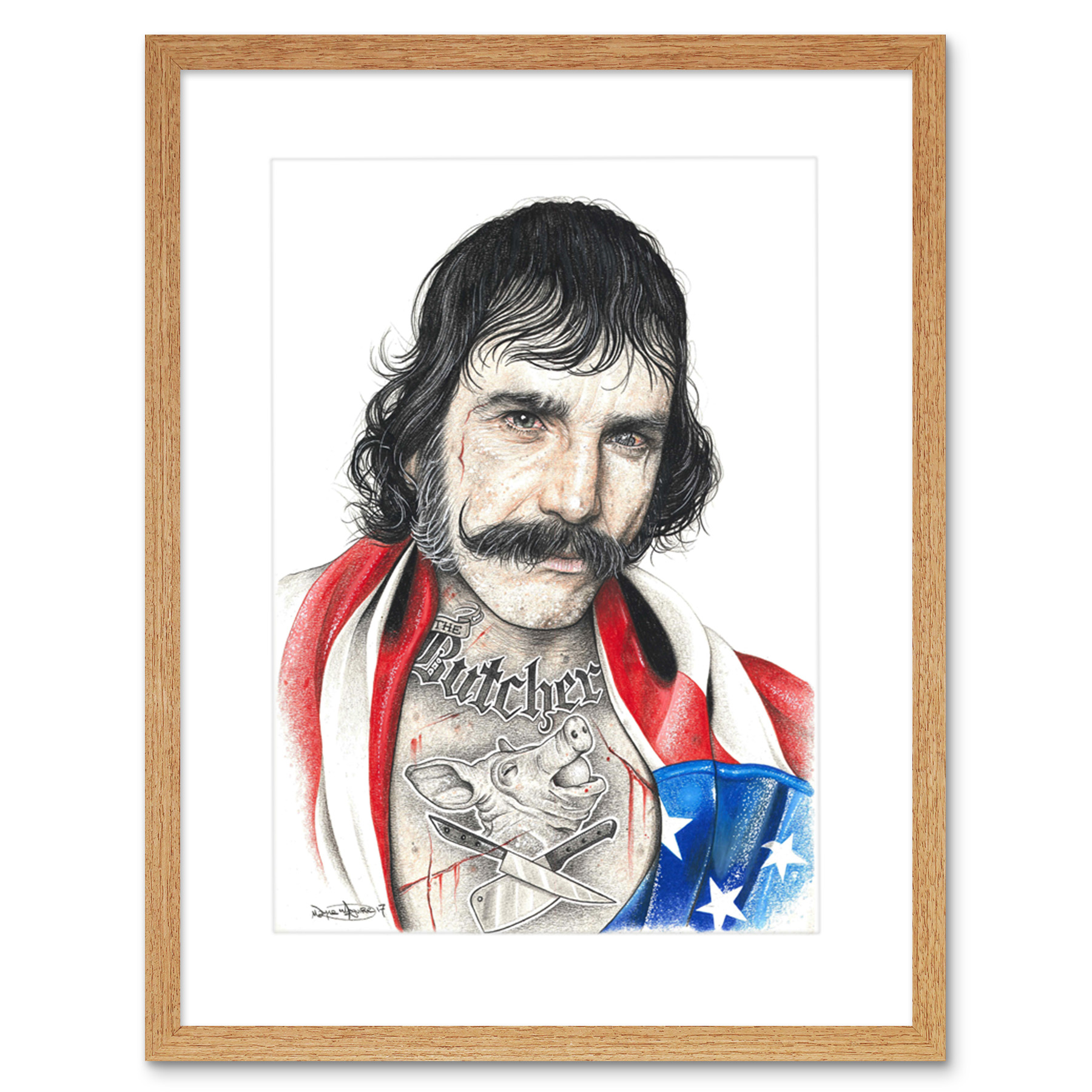 Bill der Metzger, eingefärbte Ikone Gerahmter Kunstdruck 18x23 cm | eBay.de