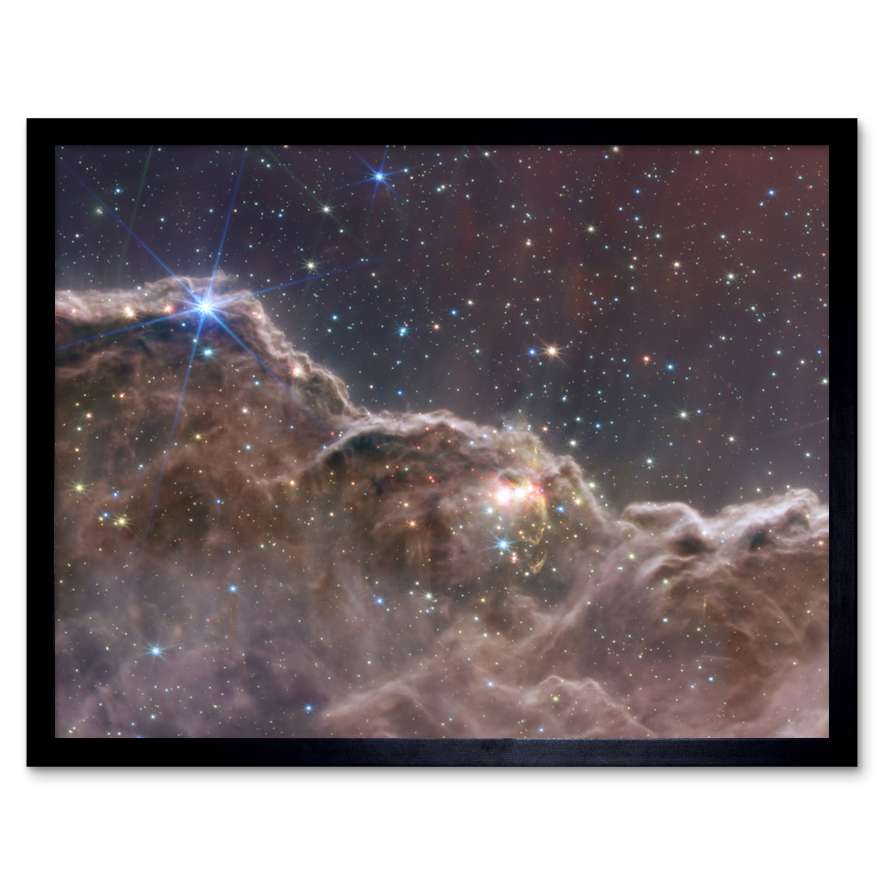 NASA JAMES WEBB Space Telescope Cosmic Cliffs Carina Nebula NIRCam MIRI Art 9X7" £14.99 ...