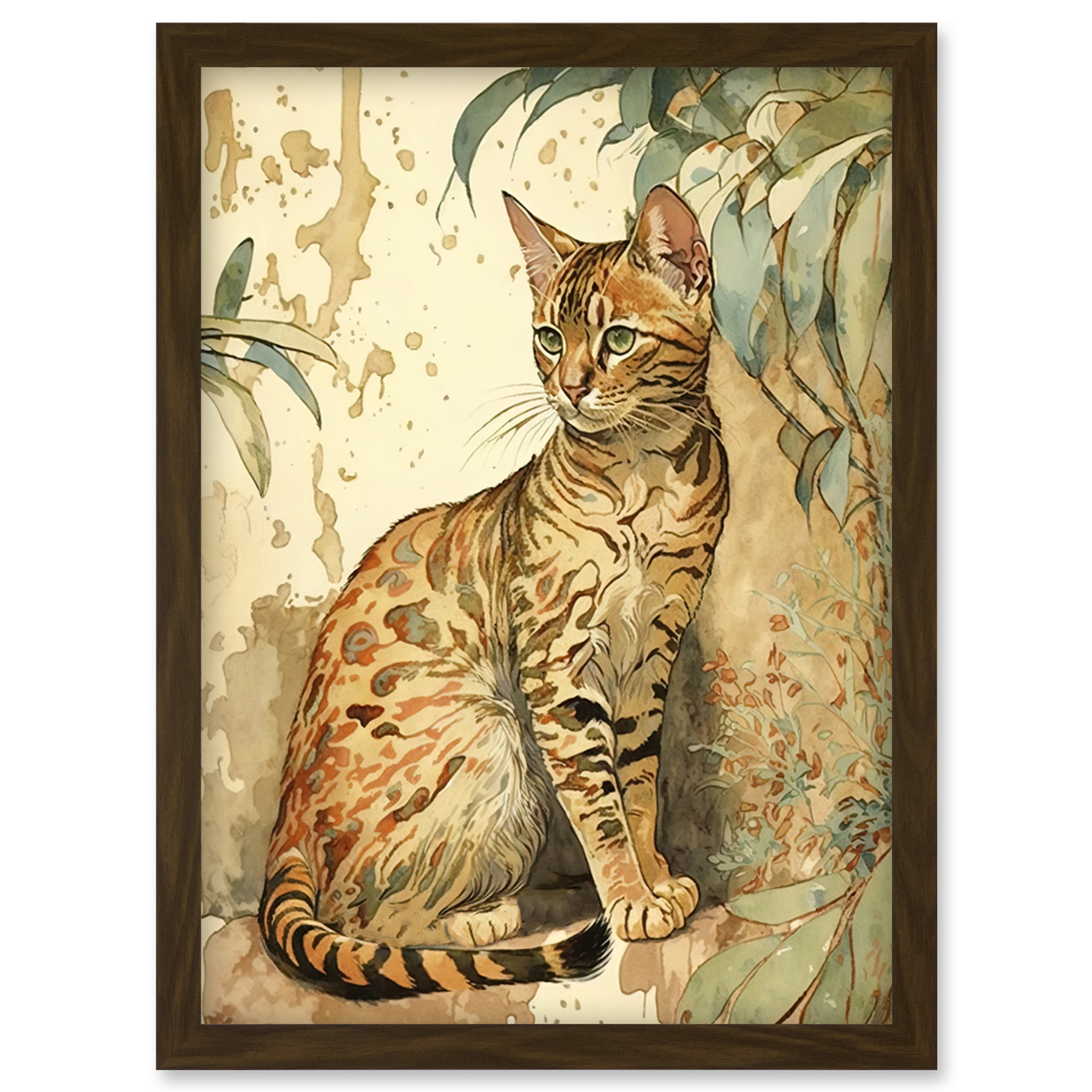 Marble Bengal Cats