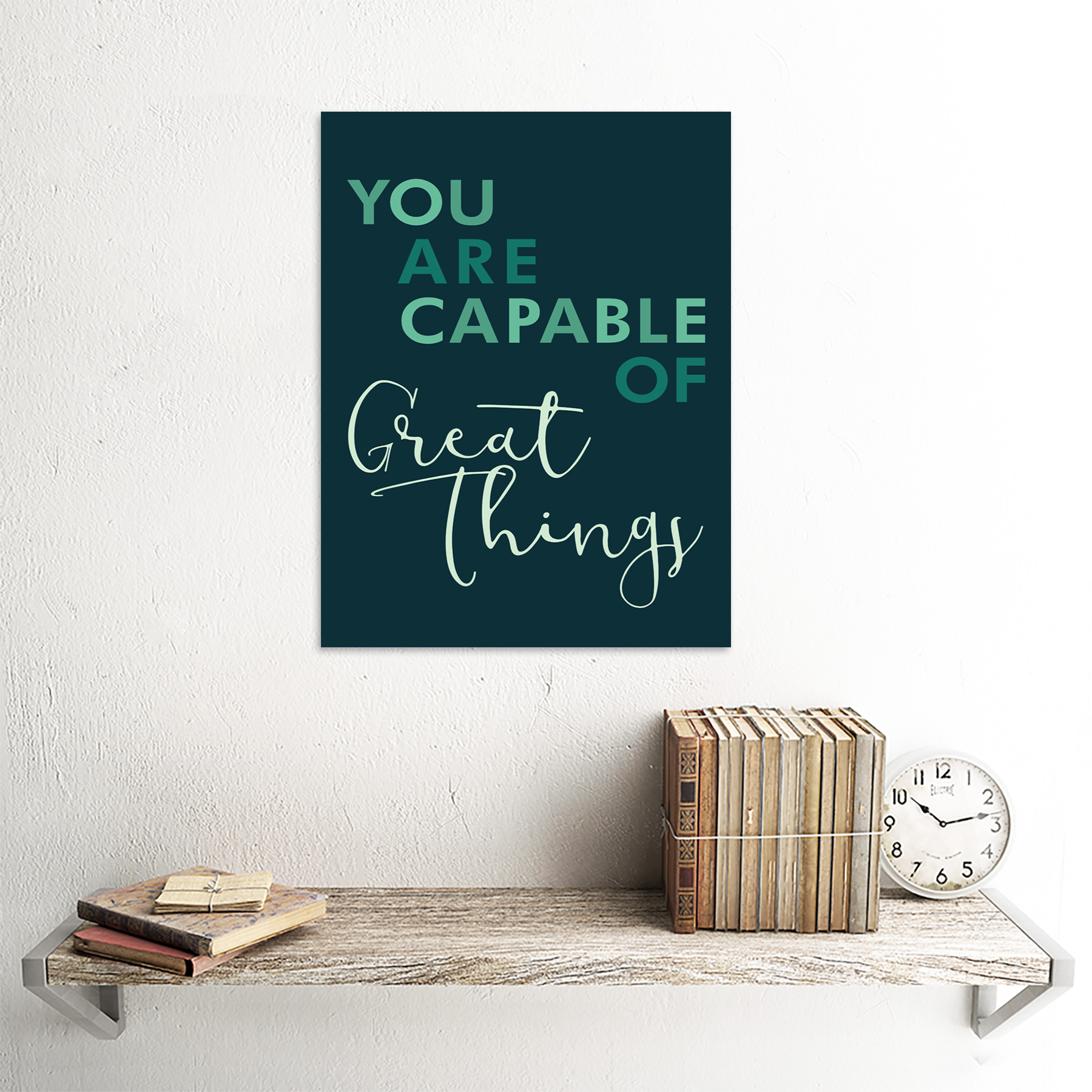 You Are Capable Great Things Wall Art Print Framed 12x16 | eBay