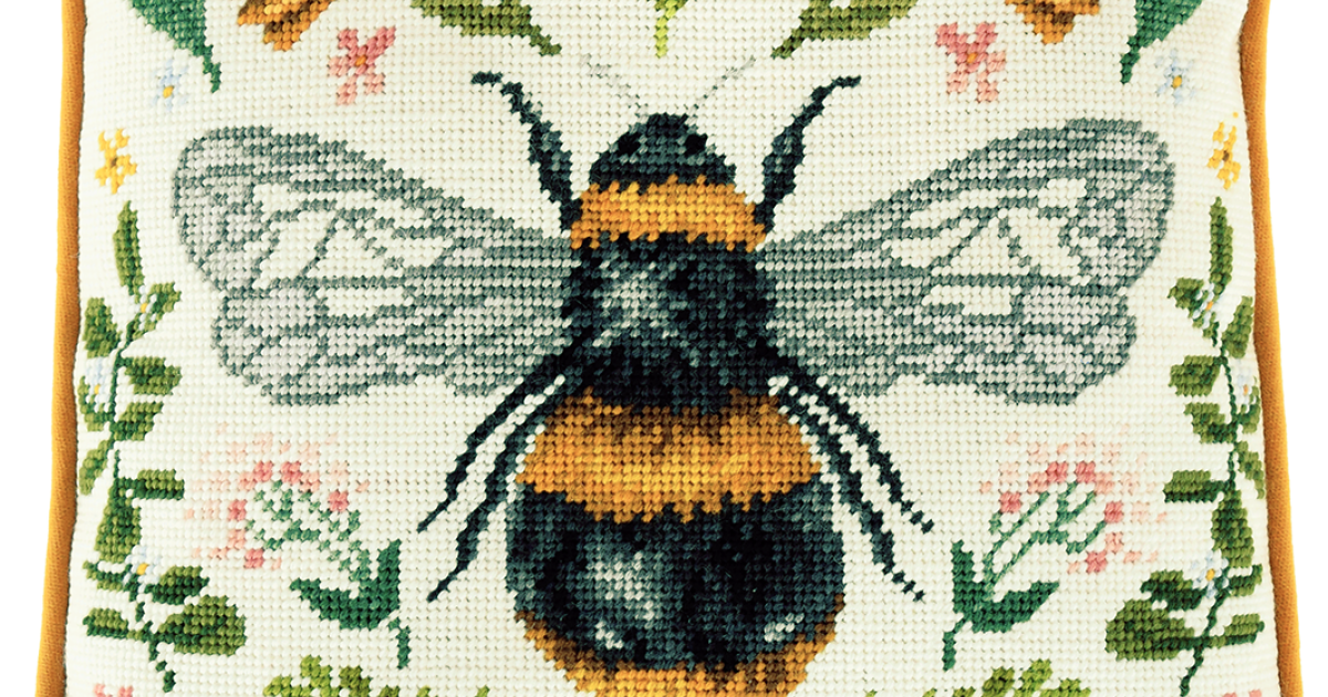 Botanical Bee Tapestry | Bothy Threads