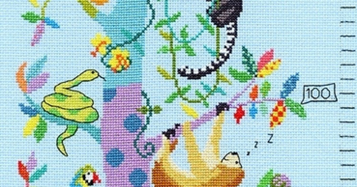 Tropical Height Chart | Bothy Threads