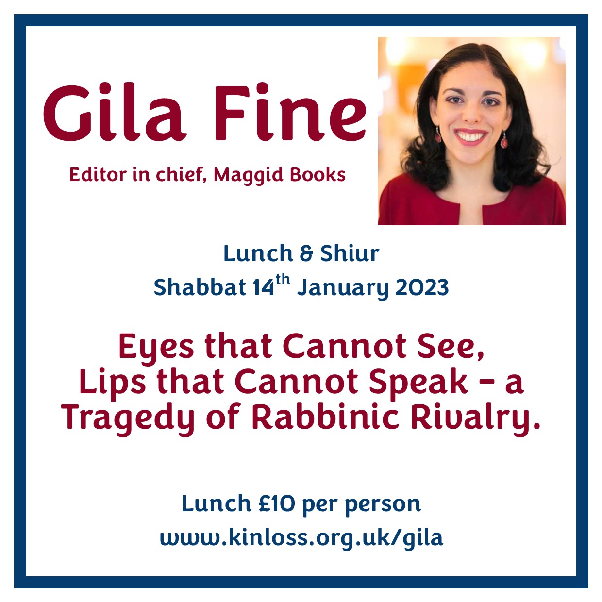 Standalone Events - Kinloss | Finchley United Synagogue