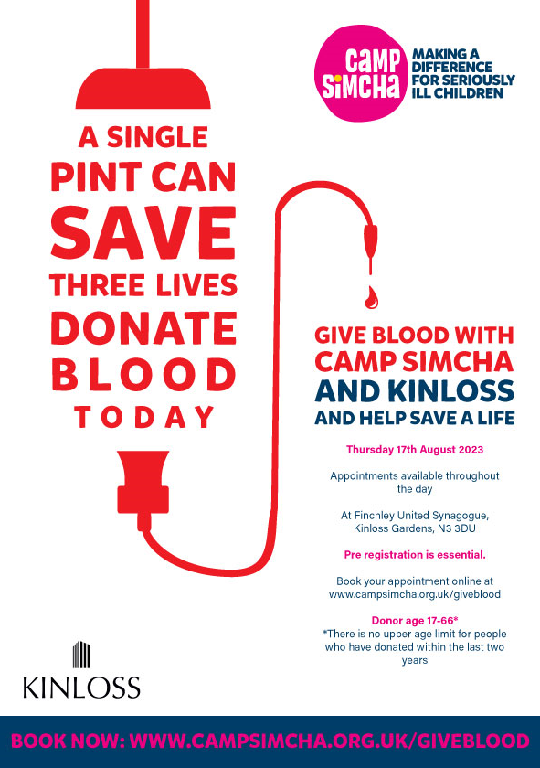 Standalone Events - Kinloss | Finchley United Synagogue