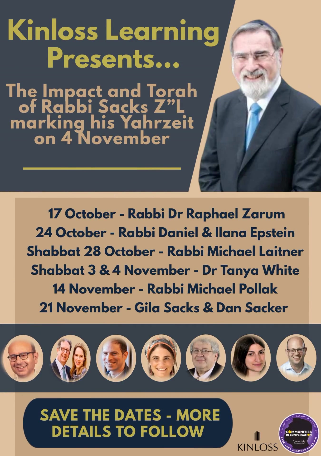 Standalone Events - Kinloss | Finchley United Synagogue