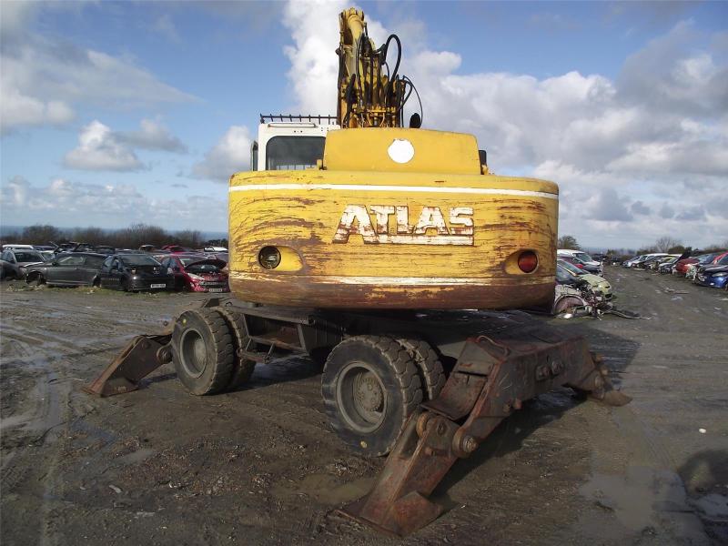 1997 ATLAS 1704 DIESEL SCRAP HANDLER at TANYGROES CAR DISMANTLERS LTD ...
