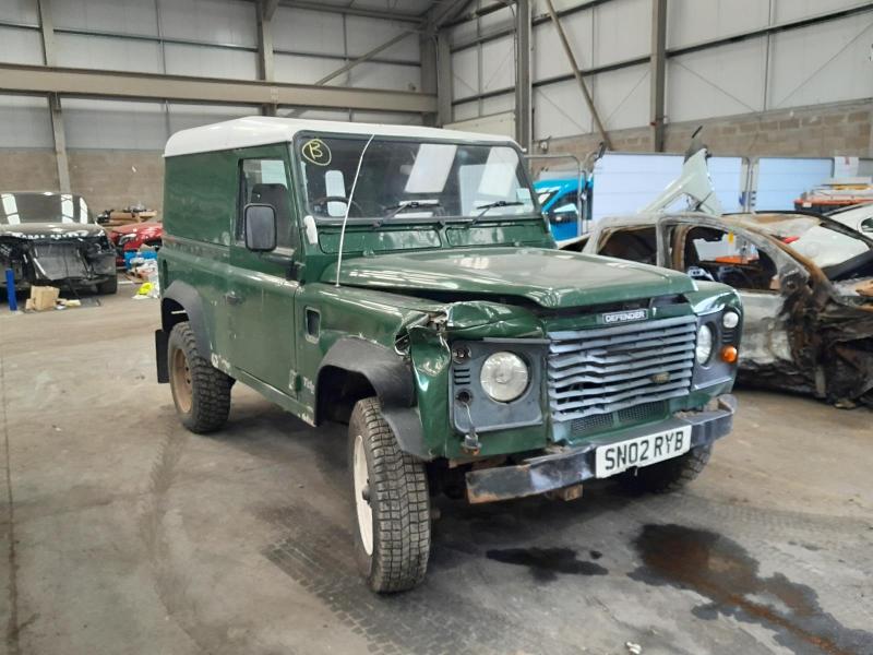 2002 LAND ROVER DEFENDER 90 HARD-TOP TD5 2495cc TURBO DIESEL MANUAL 2 ...