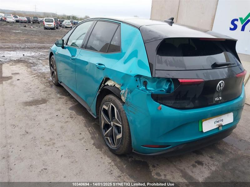 2021 VOLKSWAGEN ID3 FAMILY ELECTRIC DIRECT DRIVE 5 DOOR HATCHBACK at ...