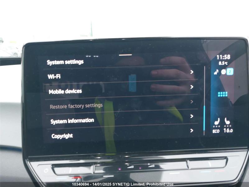 2021 VOLKSWAGEN ID3 FAMILY ELECTRIC DIRECT DRIVE 5 DOOR HATCHBACK at ...