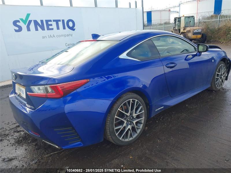 2017 LEXUS RC 300H F SPORT 2494cc PETROL/ELECTRIC CVT 1 Speed 2 DOOR ...