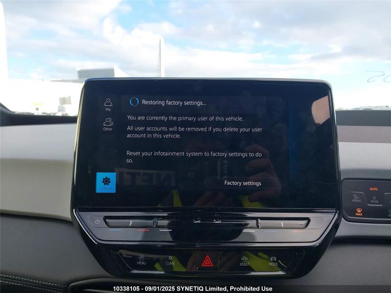 2024 VOLKSWAGEN ID3 PRO S MATCH ELECTRIC DIRECT DRIVE 5 DOOR HATCHBACK ...