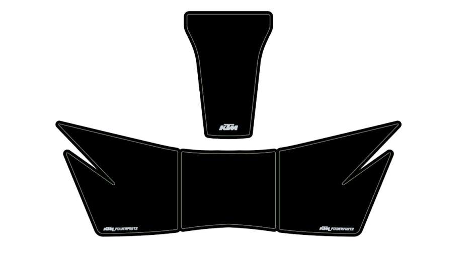 KTM Fuel tank protection sticker kit