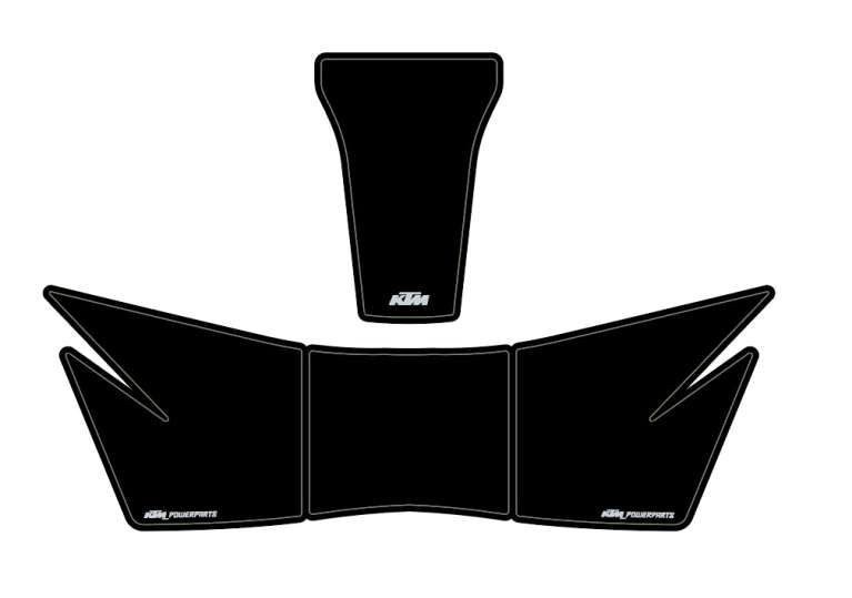 KTM Fuel tank protection sticker kit