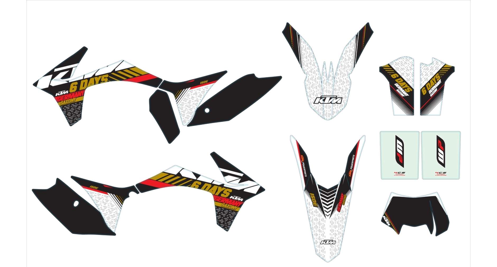 Buy KTM Six Days Graphics Kit Germany Online