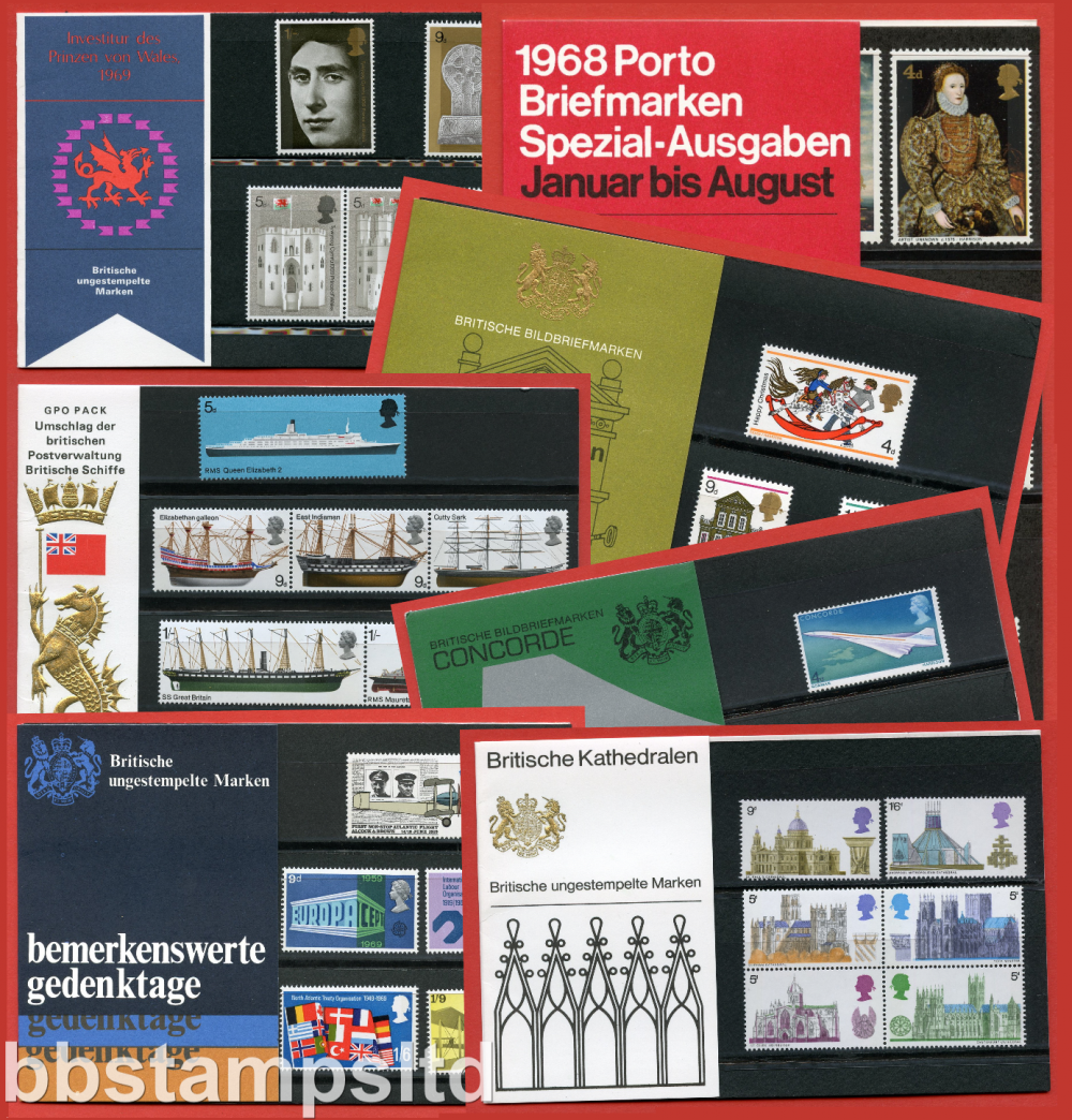 German Presentation Packs – Great British Stamps 1840 to DATE. Mint ...