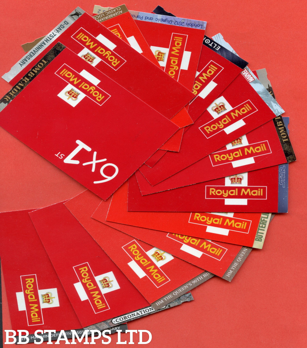 Booklets Commemoratives And Machins Mixed – Great British Stamps 1840 ...