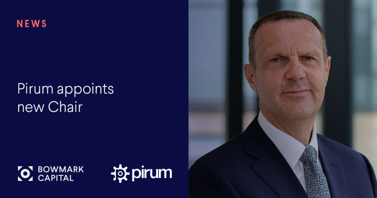 Pirum appoints new Chair - Bowmark Capital