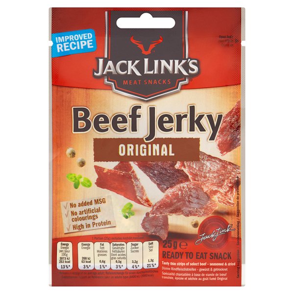 JACK LINKS ORIGINAL BEEF JERKY CLIPSTRIP 25G - Brand Factory Ltd
