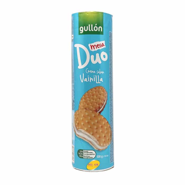 GULLON 500G MEGA DUO VANILLA SANDWICH BISCUITS - Brand Factory Ltd