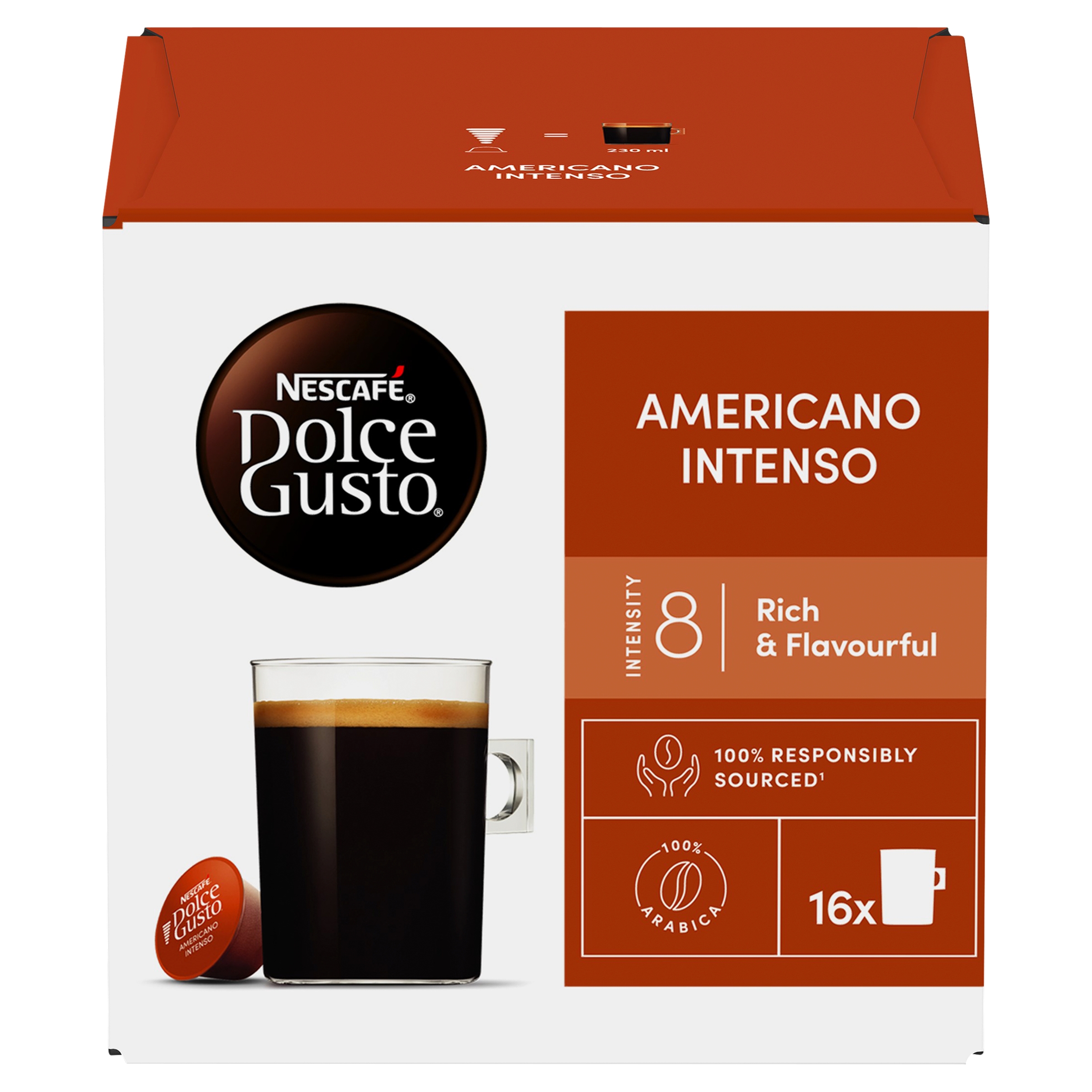 NESCAFE DOLCE GUSTO - AMERICANO INTENSO 16CAPS - Brand Factory Ltd
