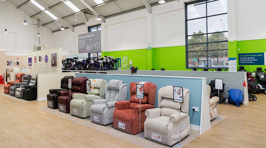 Leicester Mobility Shop - CareCo Mobility Showroom in The Midlands