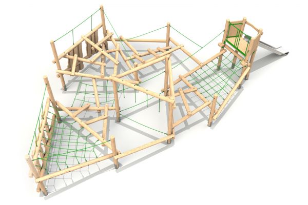 Clamber Stack 5 with Slide - A E Evans