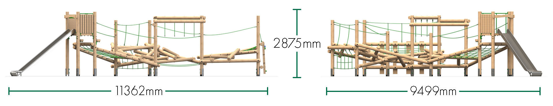 Clamber Stack Zietta With Slide - A E Evans