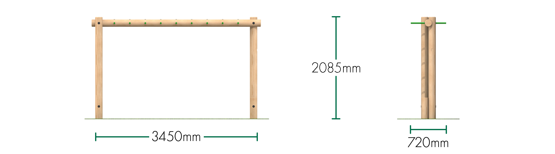 Monkey Bar Log - A E Evans
