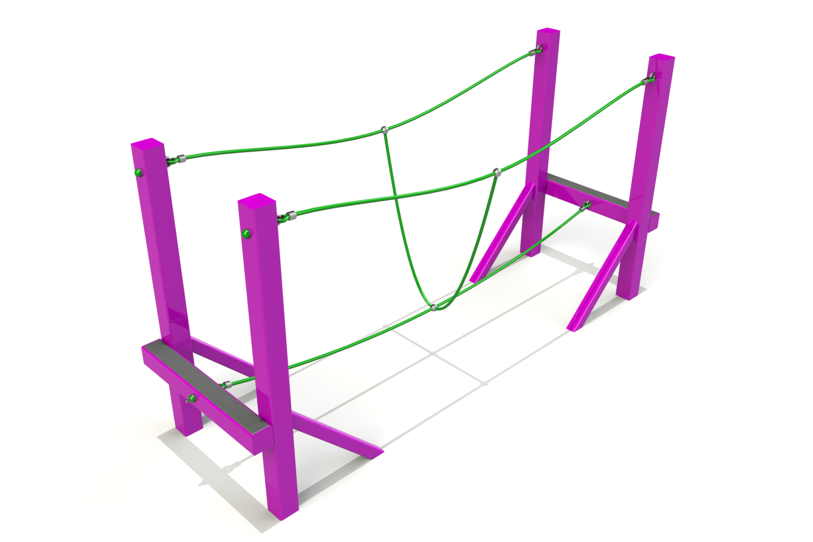 Steel Drop Rope Traverse - A E Evans