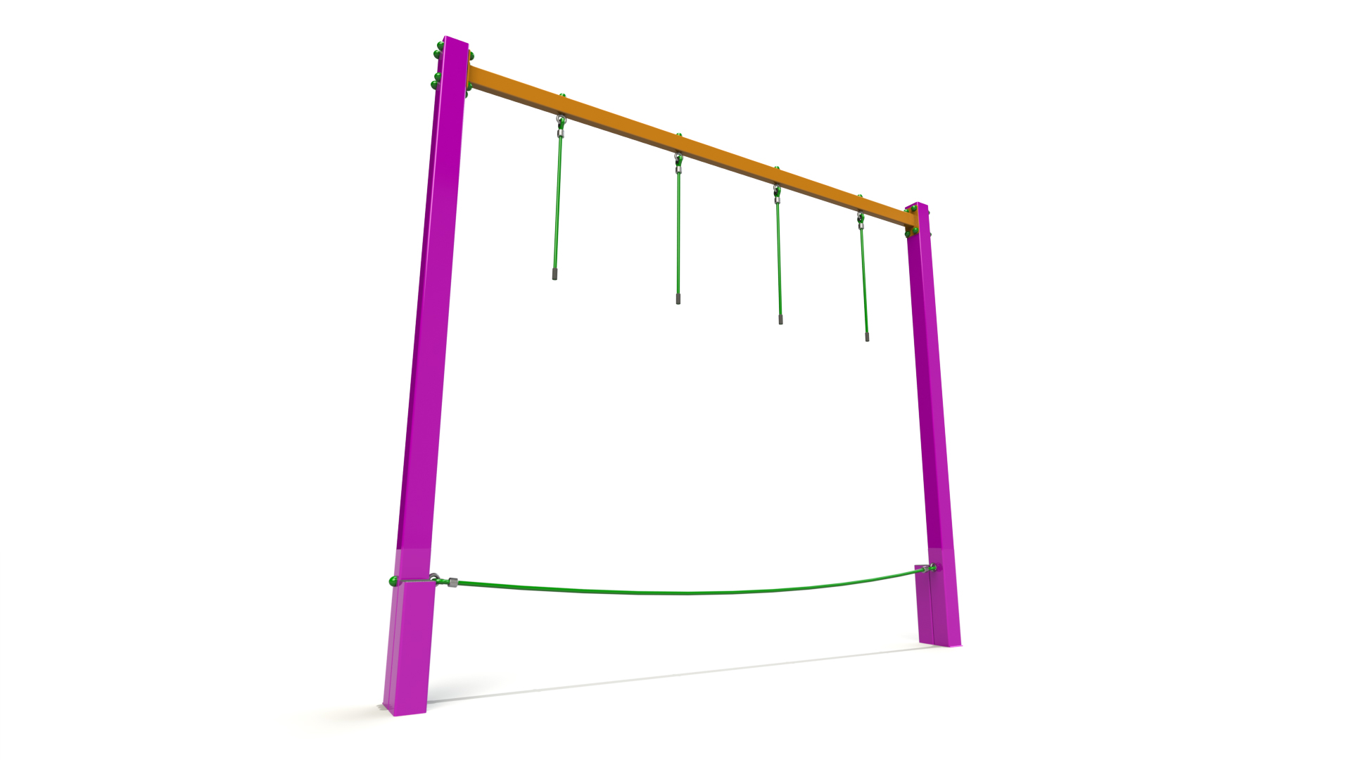 Steel Drop Rope Traverse - A E Evans