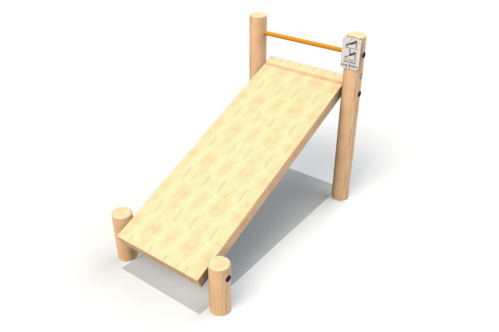 Incline Leg Raise - A E Evans