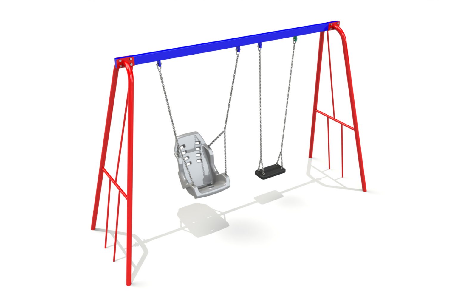 Steel Double Swing Frame Only (2.4m) - A E Evans
