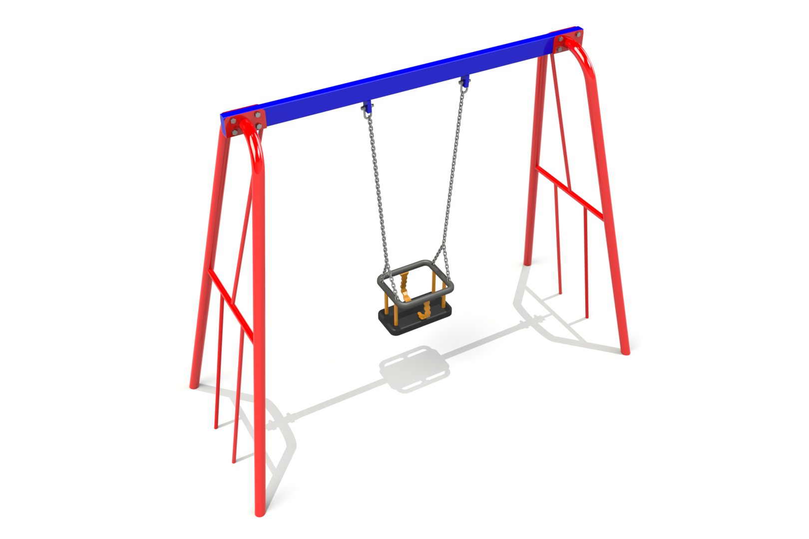 Steel Swing Frame Only (2.0m) - A E Evans