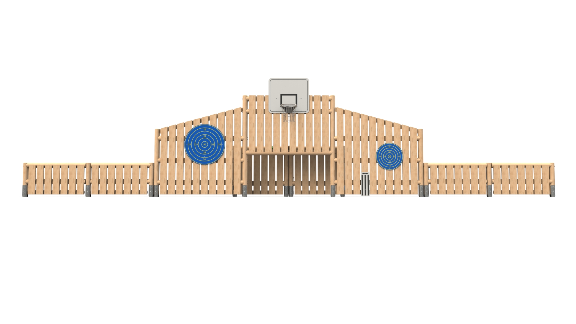 Timber Multi Activity Goal with Kick Panels - A E Evans