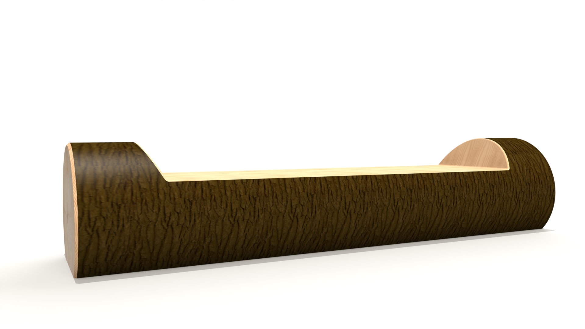 Tree Trunk Bench - A E Evans