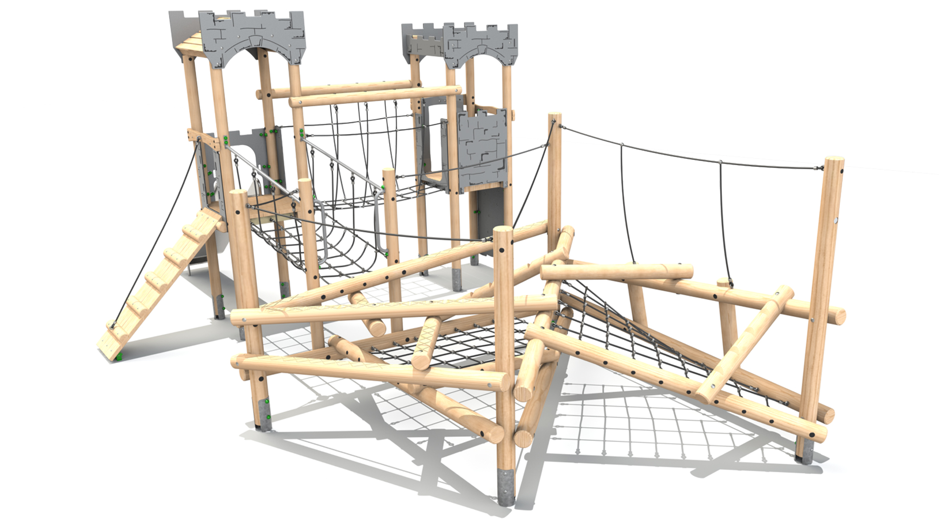 Clamber Tower 3 Double Deck Castle - A E Evans