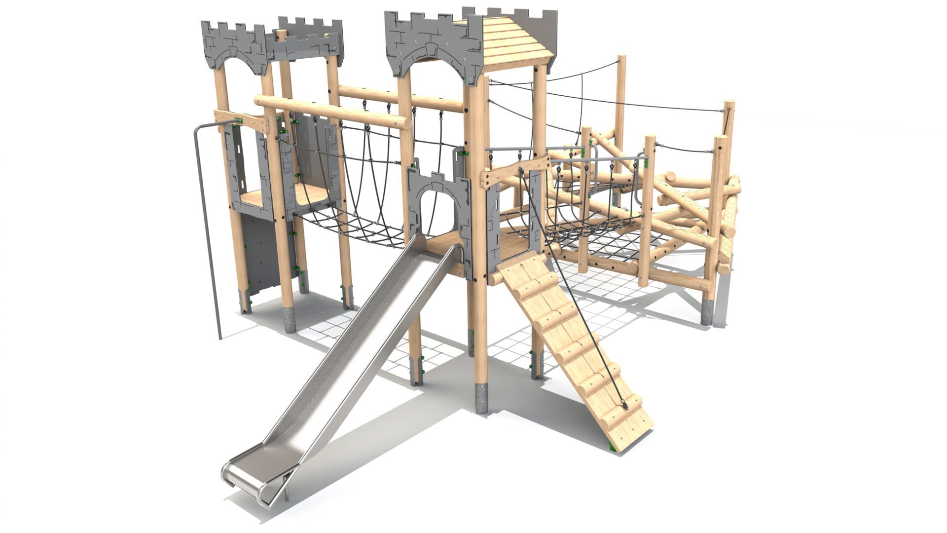 Clamber Tower 3 Double Deck Castle - A E Evans