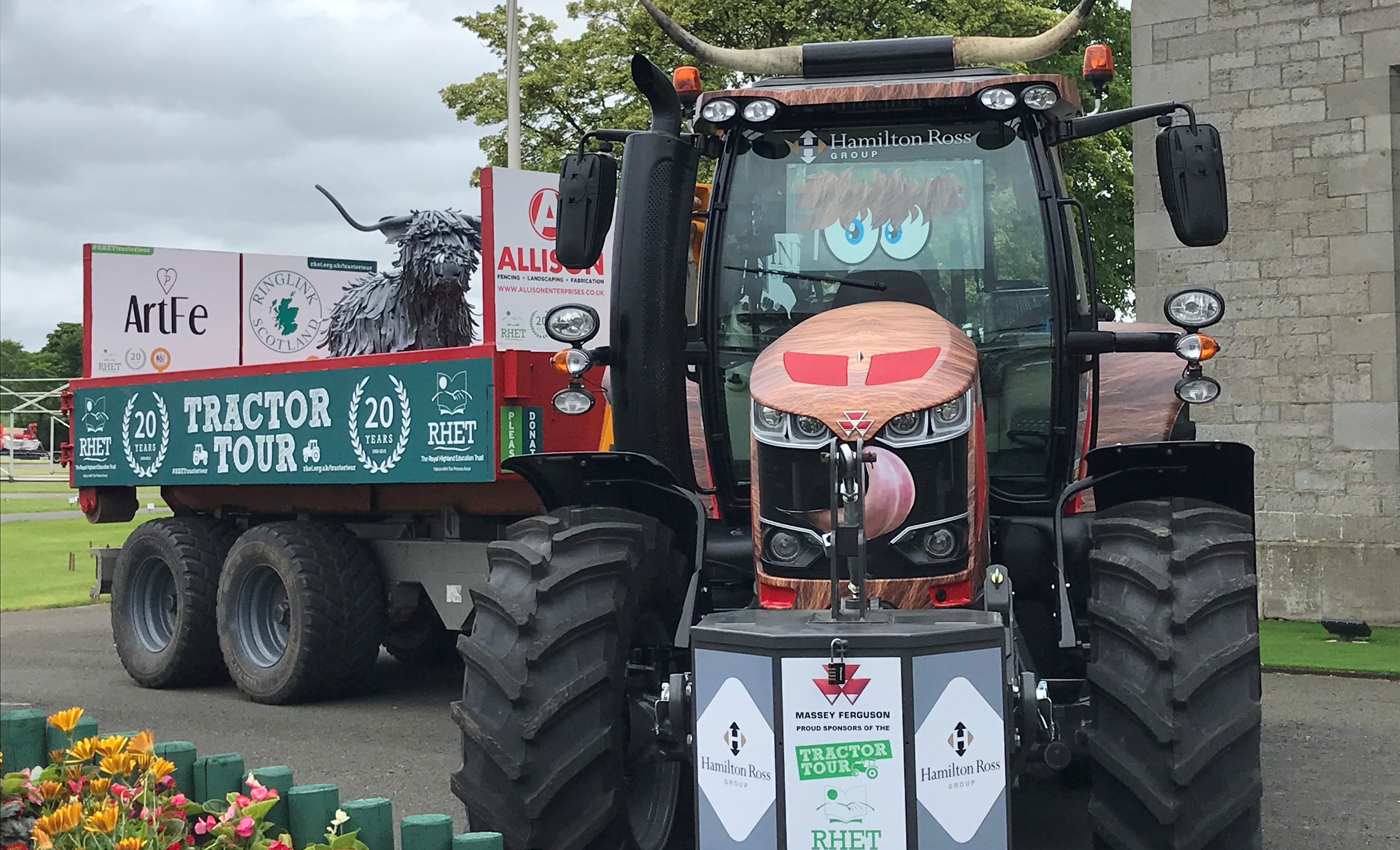RHET unveils Highland cow Massey to kick off 20th anniversary tour ...