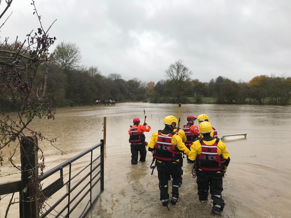 RSPCA emergency water rescue teams on high alert as heavy rain falls ...