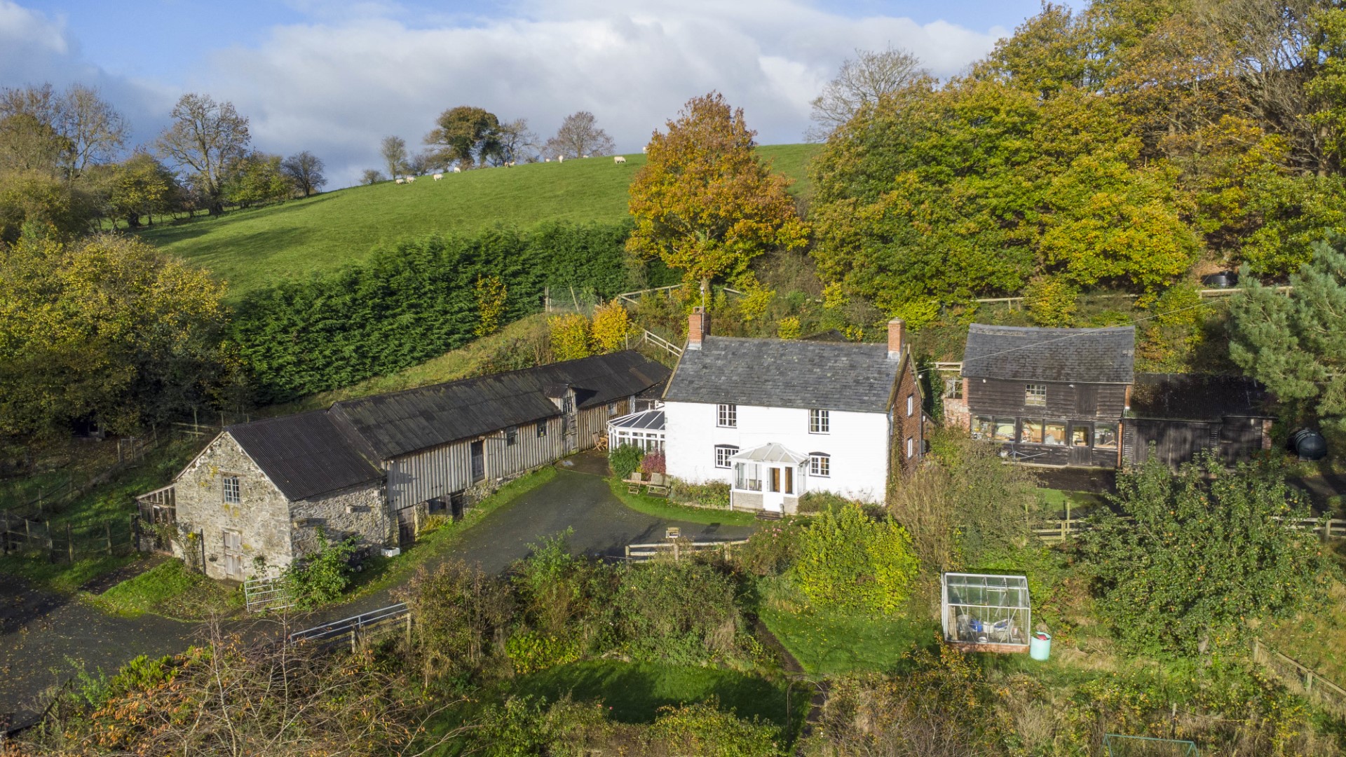7ac Welsh site with outbuildings and agri land comes to the market ...