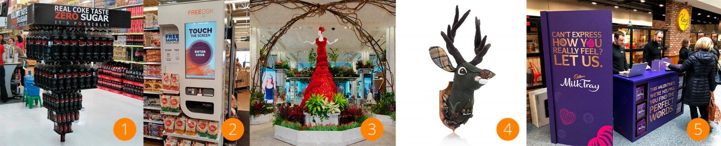 5 examples of fantastic point of sale displays - Artisan Creative