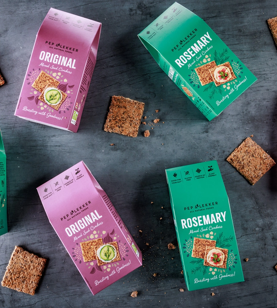 Pep & Lekker Introduces Functional Crackers To The Savoury Biscuit ...