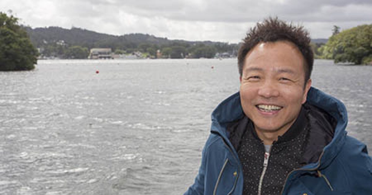 Famous Chinese rock star visits Windermere
