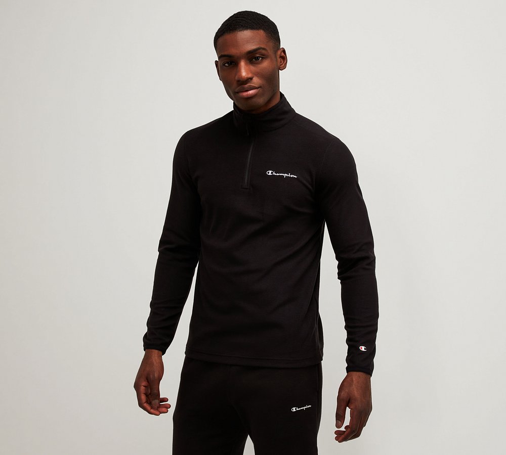 Champion Micropolar Quarter Zip Fleece Black Beauty image 1