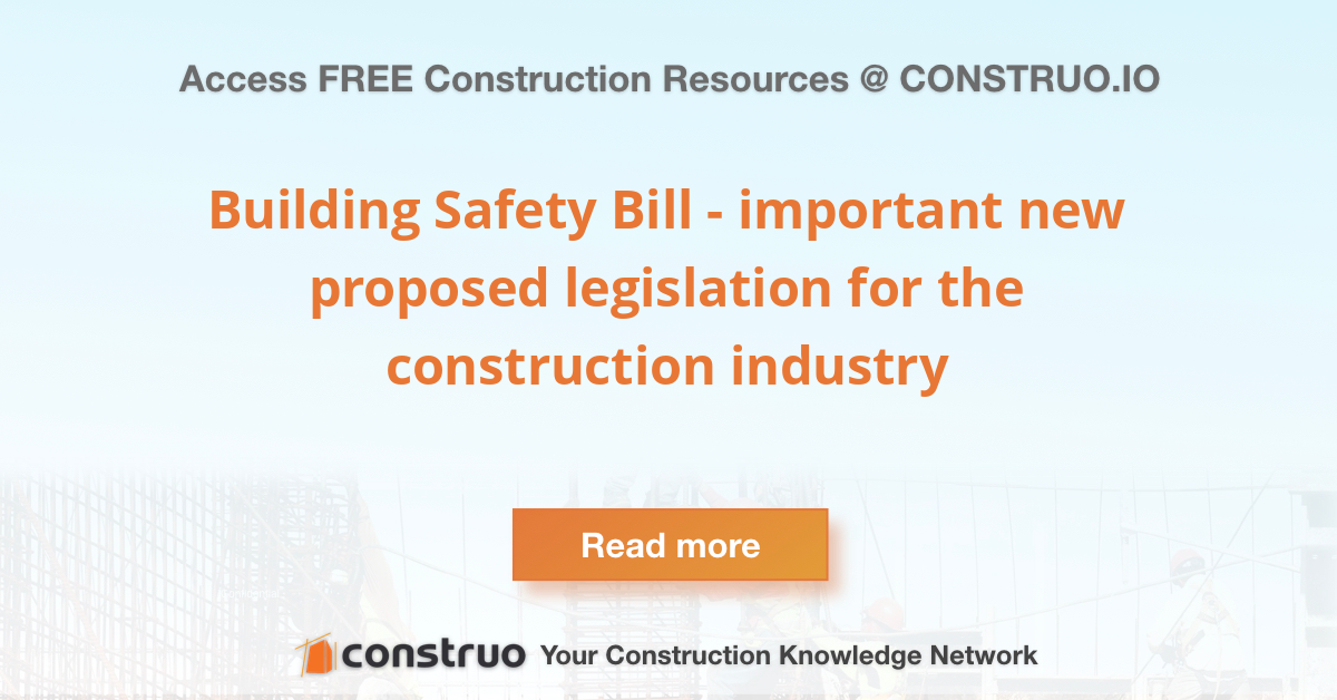 Building Safety Bill - important new proposed legislation for the ...