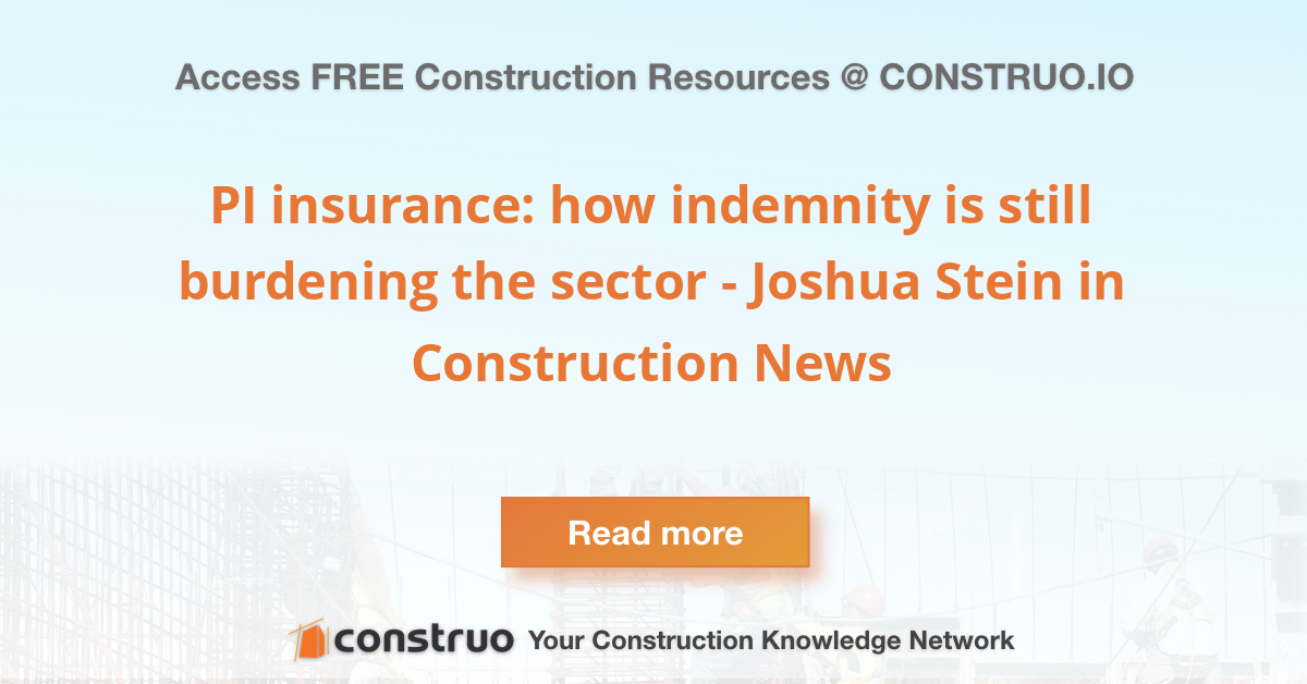 PI insurance: how indemnity is still burdening the sector - Joshua ...