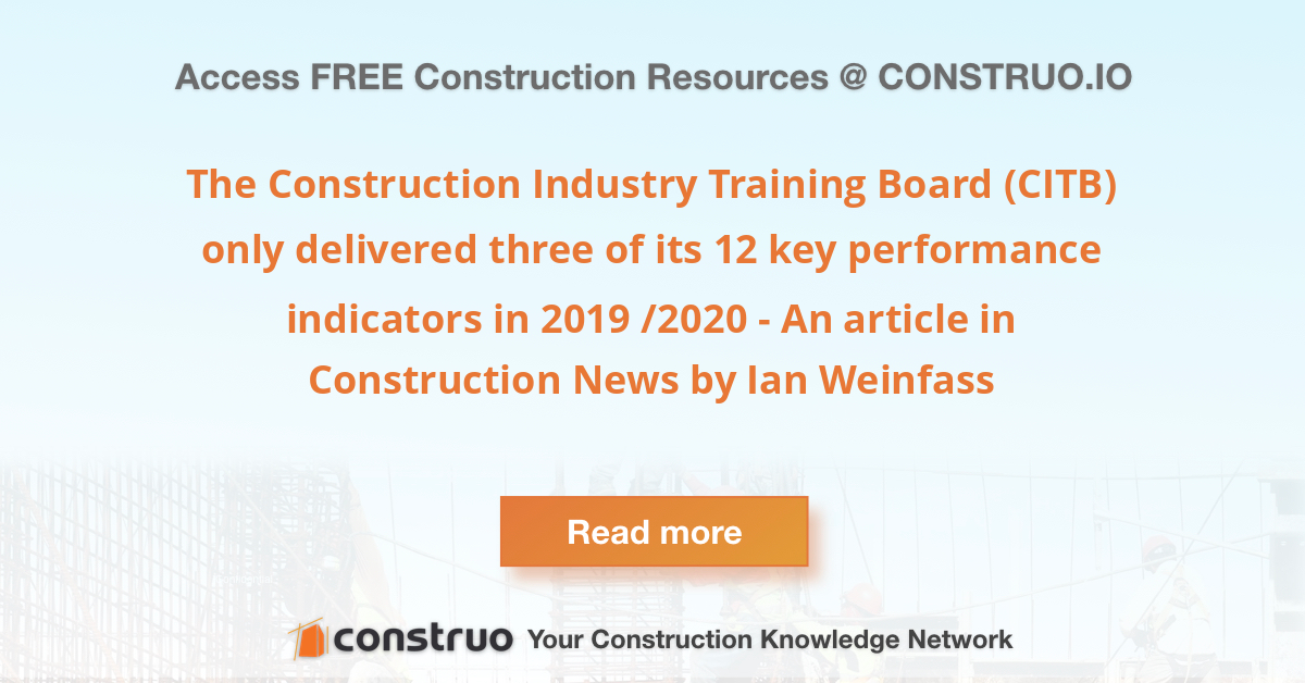 The Construction Industry Training Board (CITB) only delivered three of ...